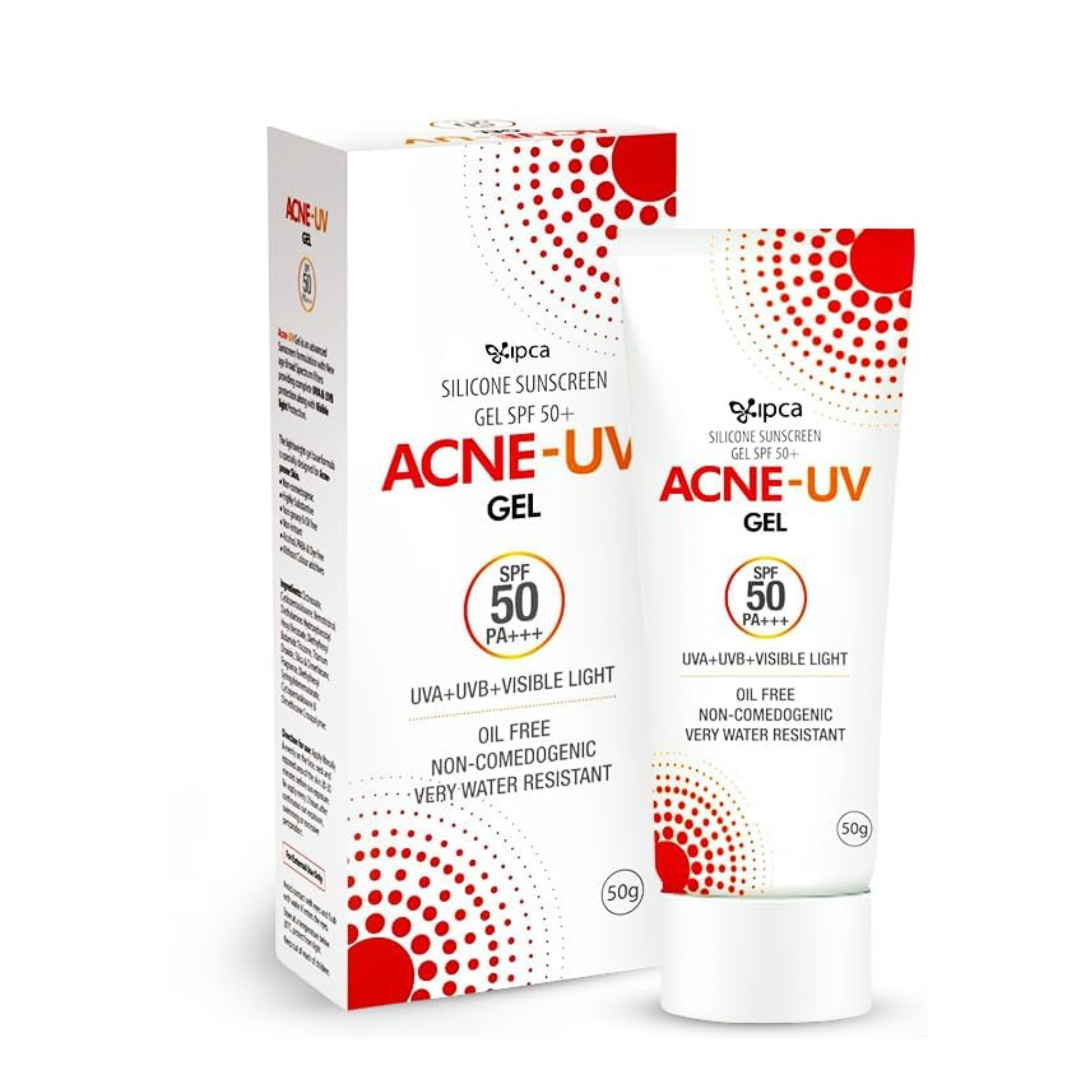 IPCA Acne-UV Gel Sunscreen SPF 50/PA+++ | 50g – bloomrx.in